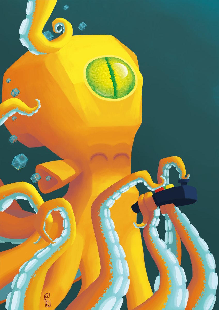 ArtStation - Octopus Gamer