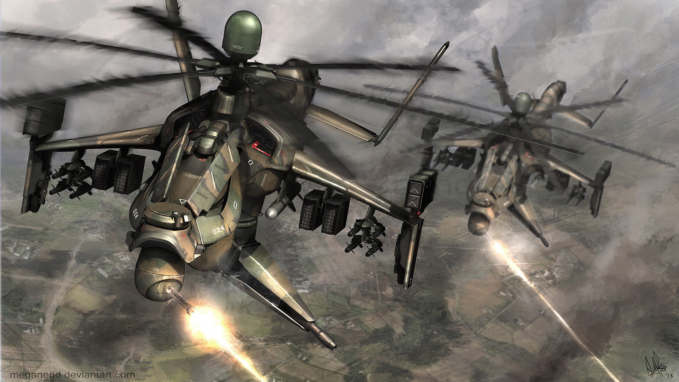 fuujin attack helicopter