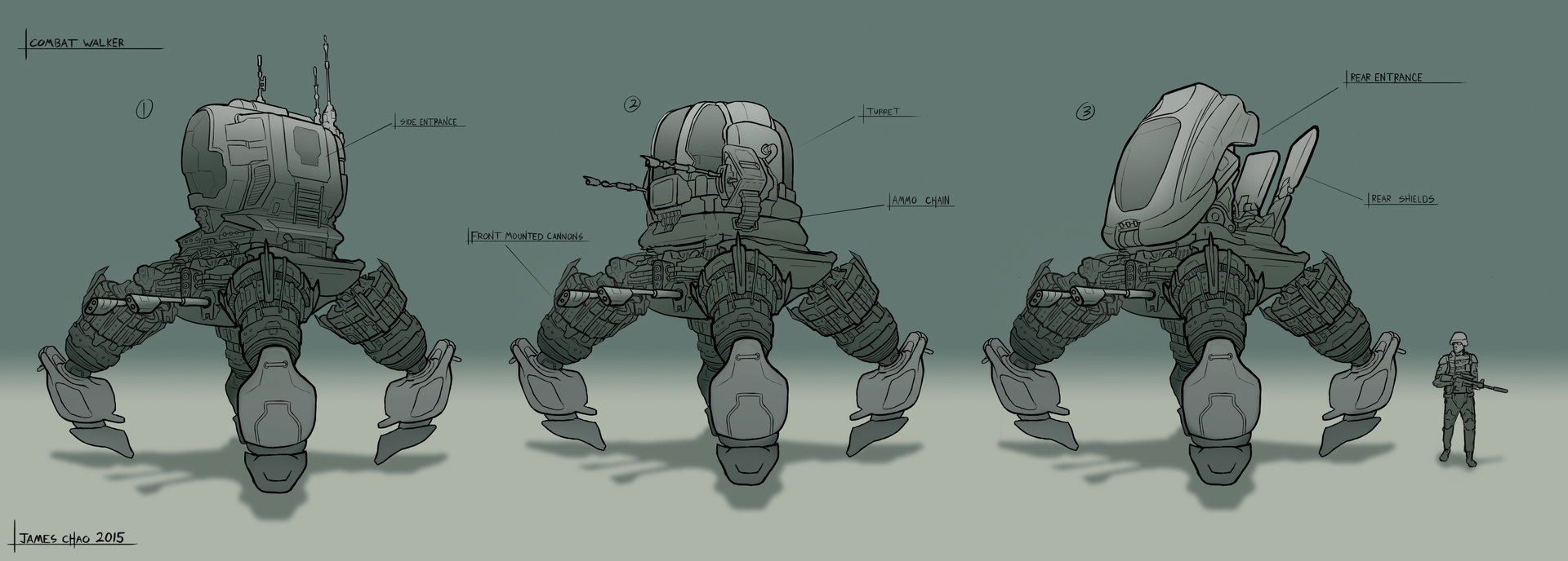 ArtStation - Combat Walker