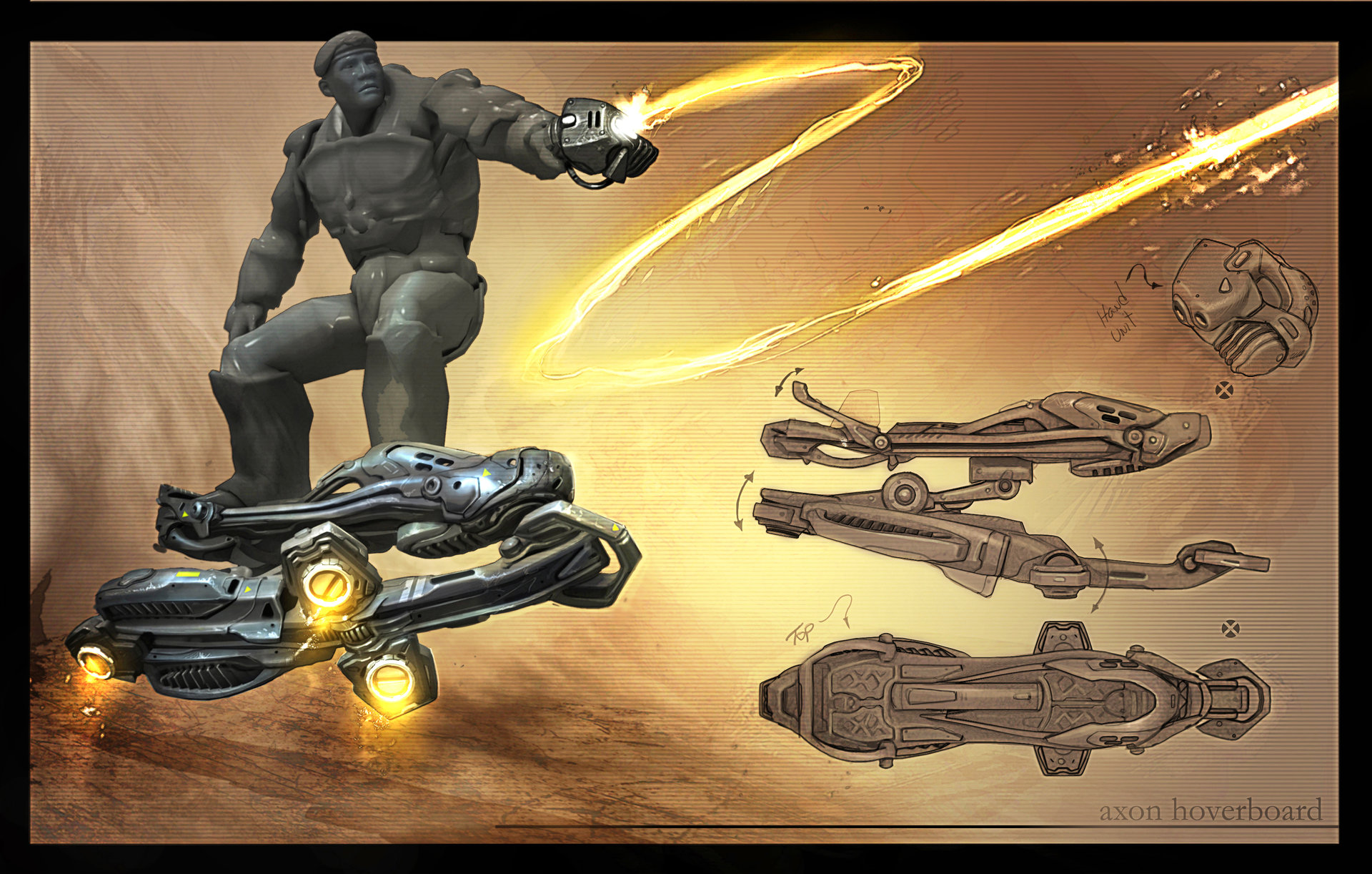 Hoverboard Illustration