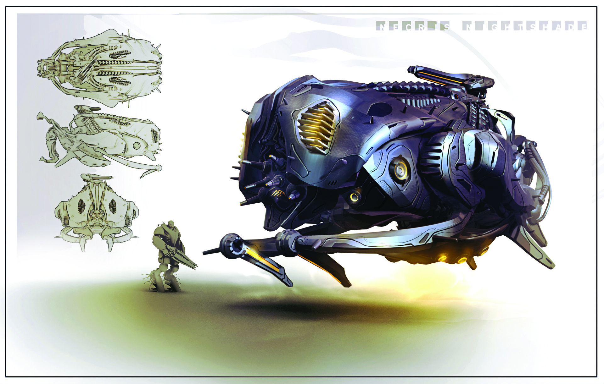 ArtStation - UT Nightshade, James Hawkins