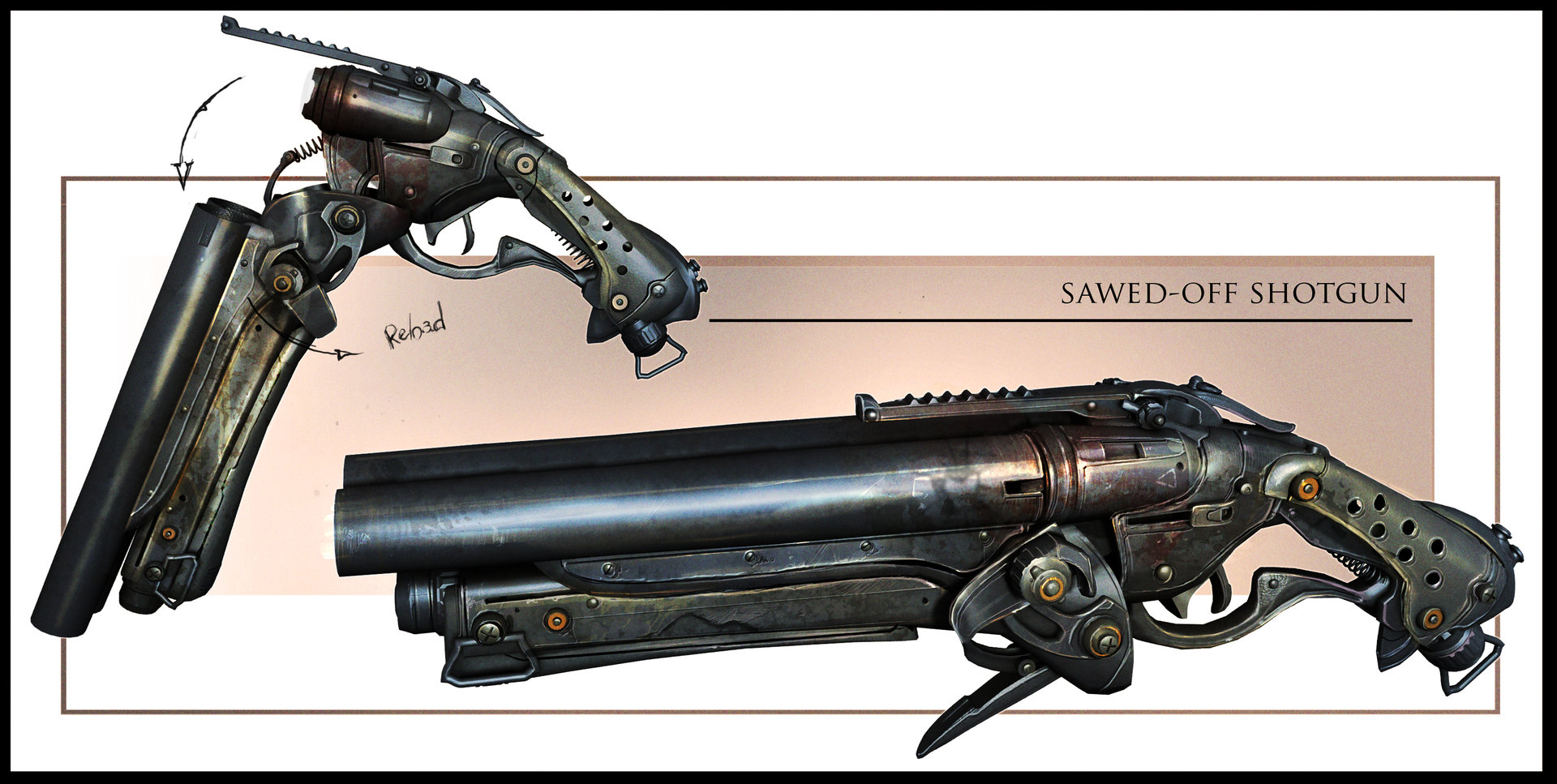 ArtStation - GOW3 Sawed off