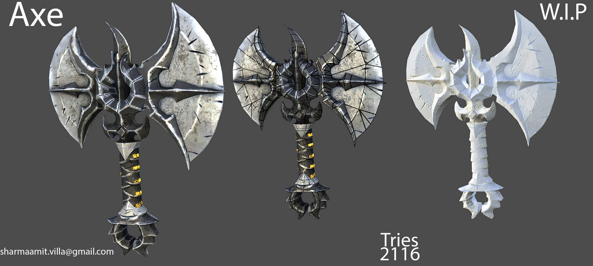 ArtStation - Axe_game art