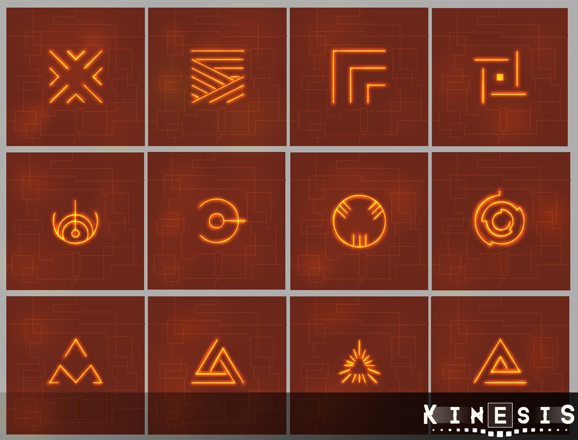 ArtStation - Kinesis glyphs