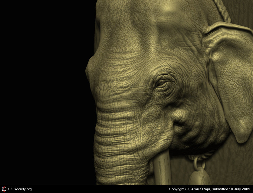 ArtStation - elephant face