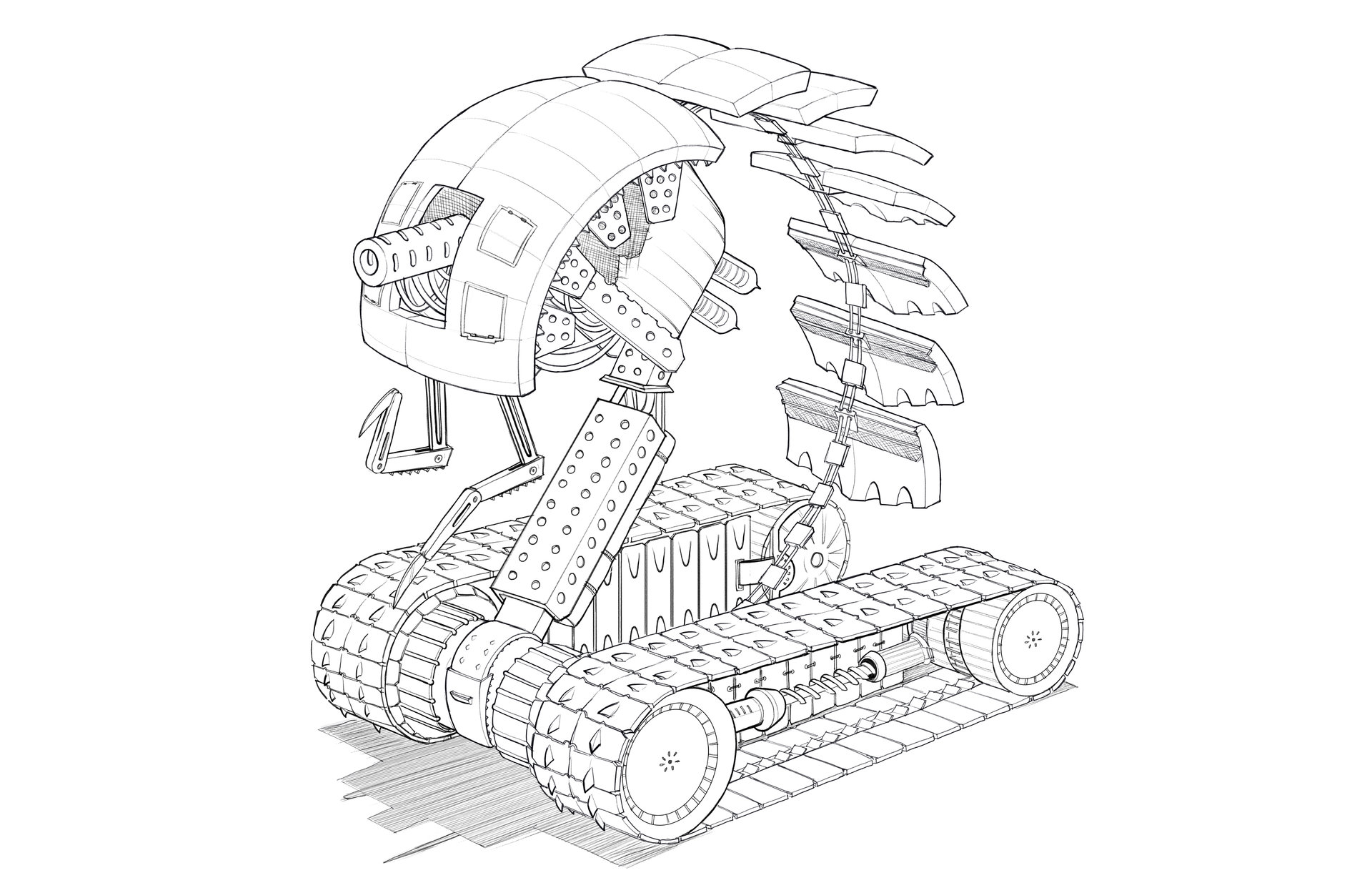 ArtStation - Tank Front View