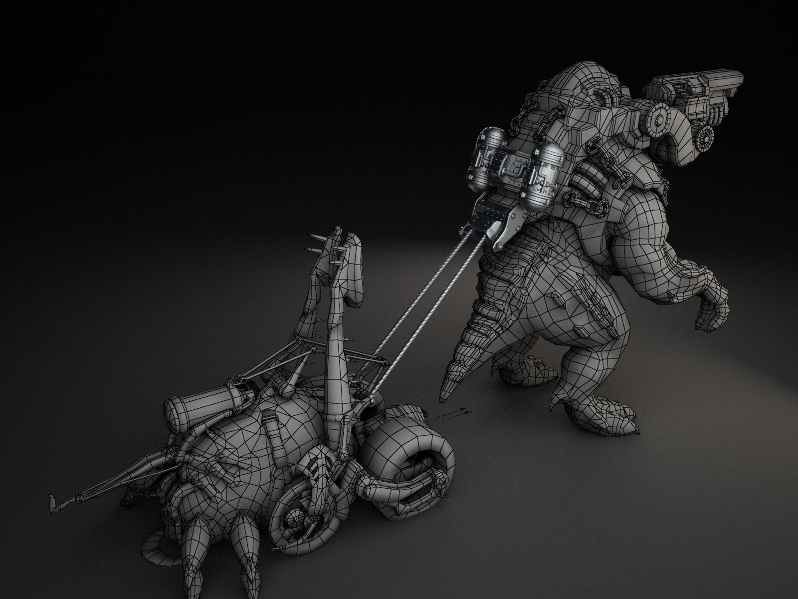 ArtStation - Brumak Back