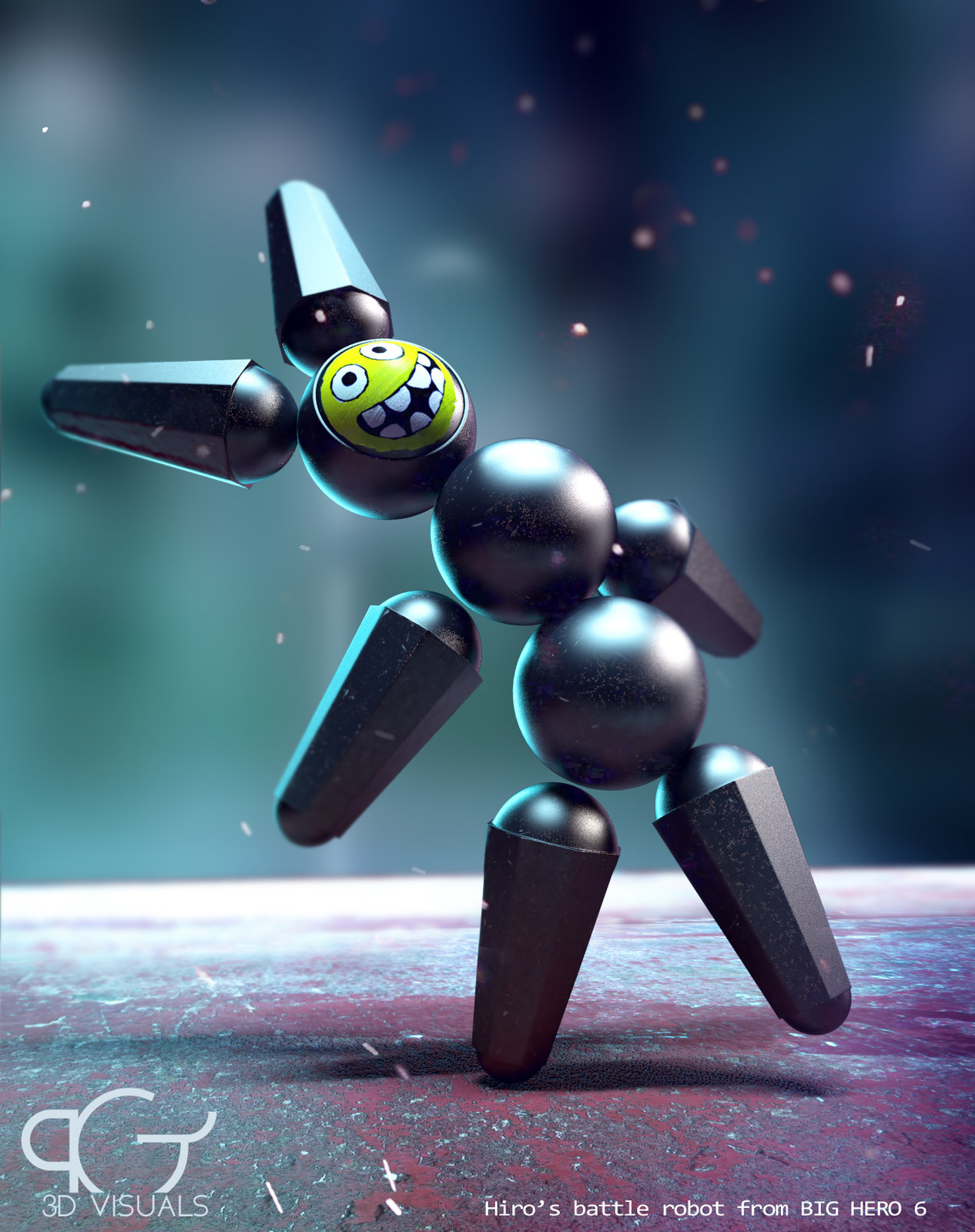 Pedro Garcia - Hiro Battle Robot ( From BIGHERO6 )