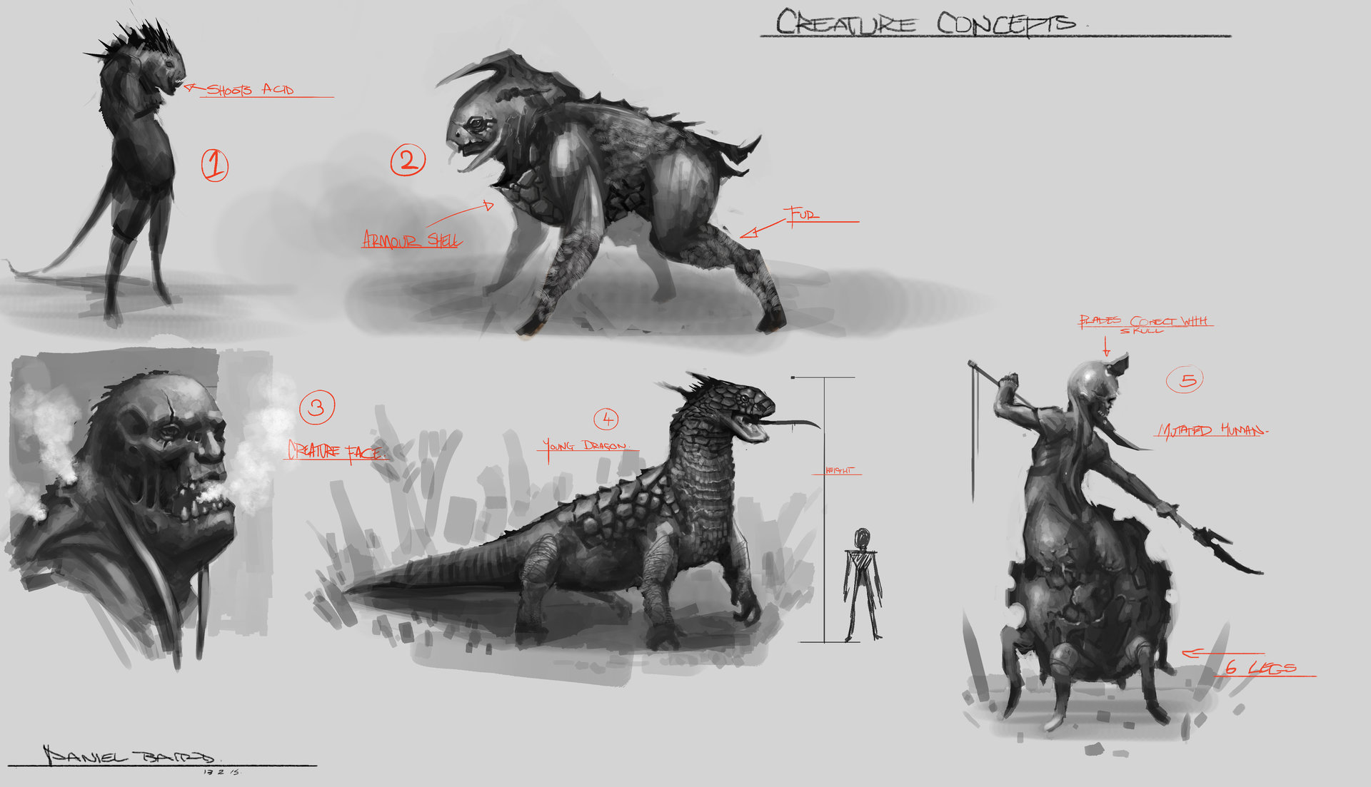 ArtStation - creature concepts