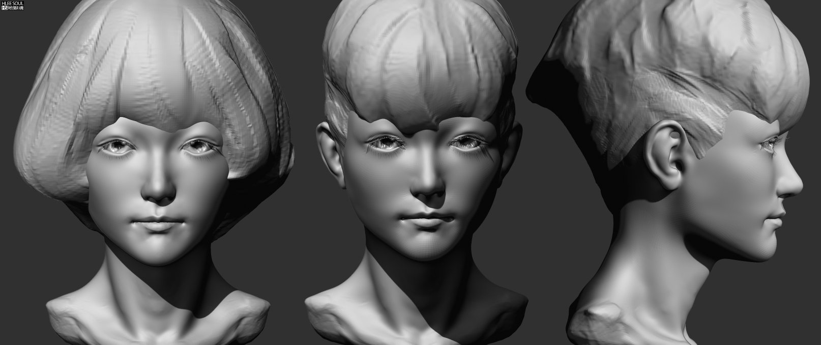 ArtStation - face study_001