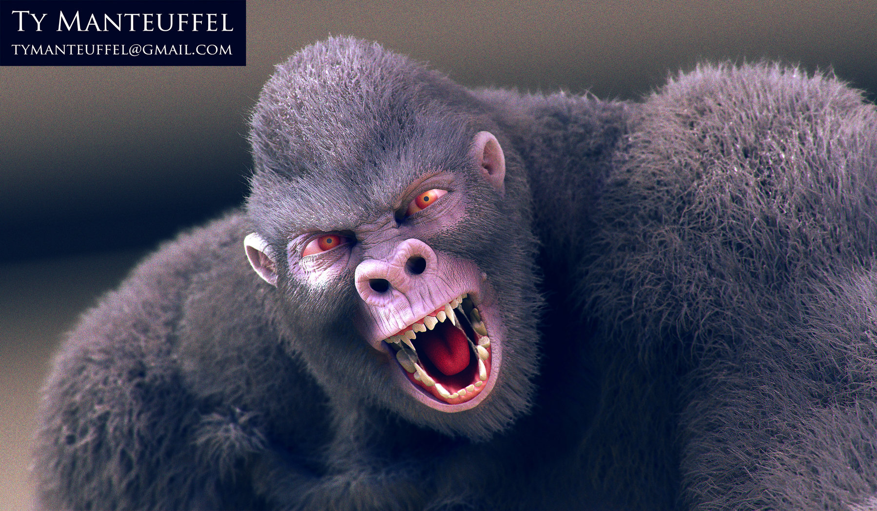 ArtStation - Lunging Ape