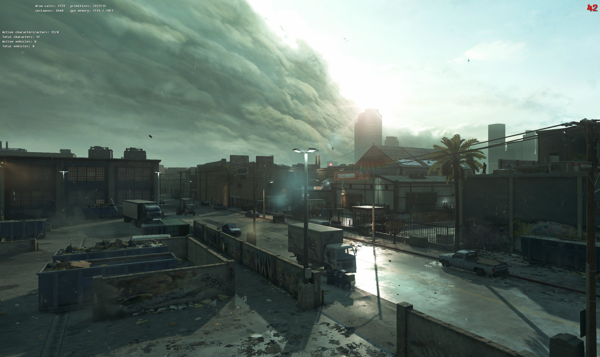 ArtStation - SP level screenshot for Battlefield: Hardline - The Turn