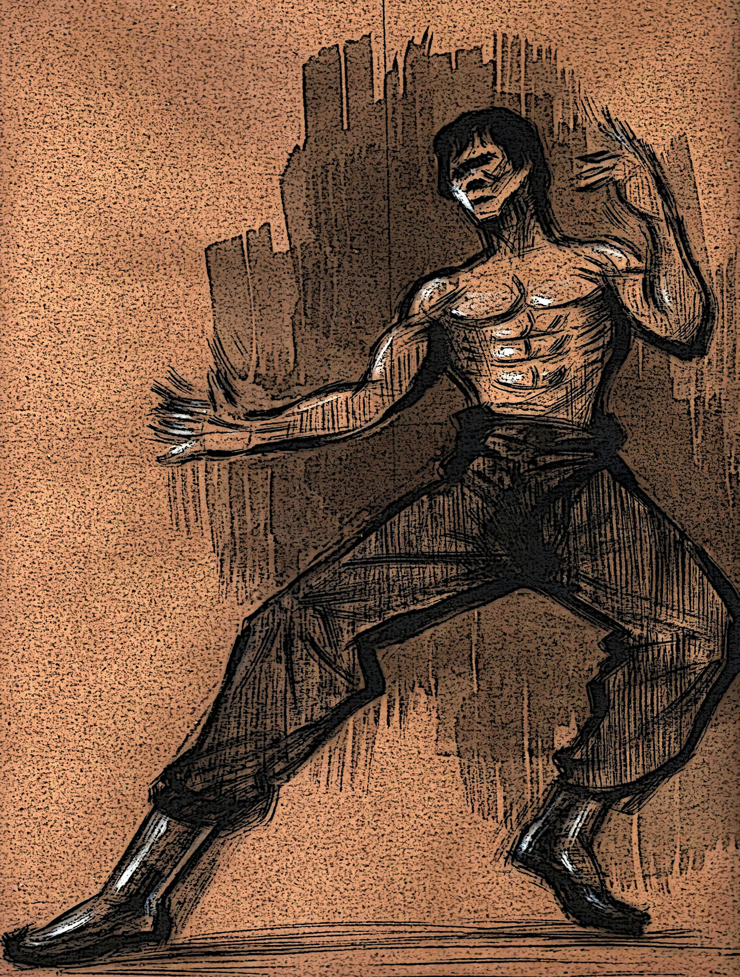 ArtStation - Dynamic poses in martial Arts 06