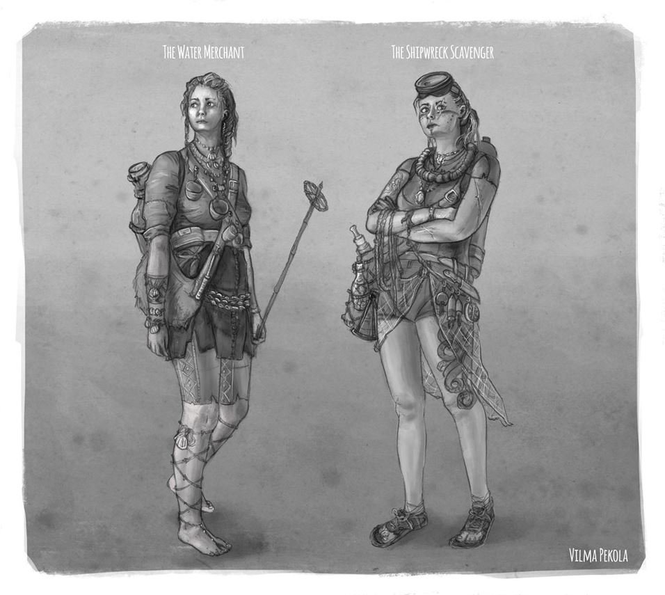 ArtStation - Ocean Tribes Character designs