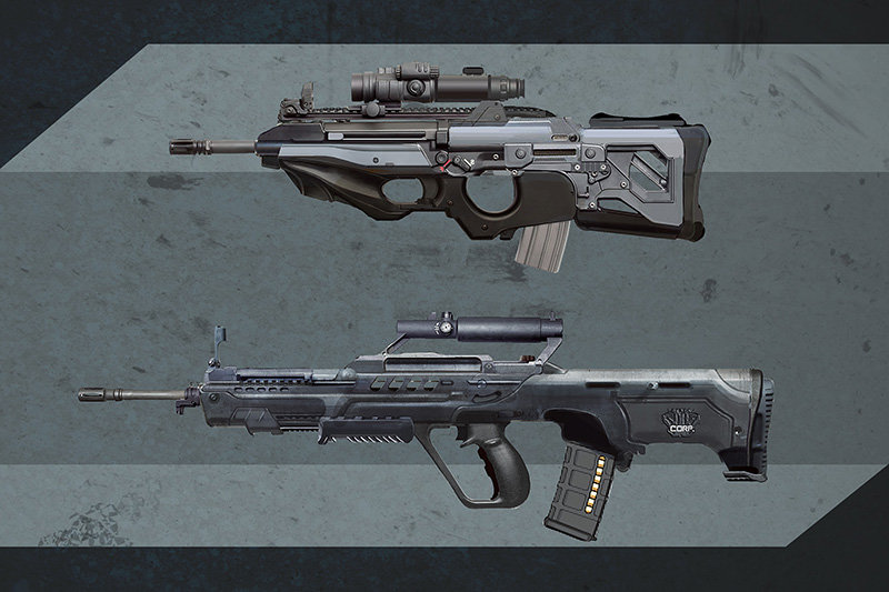 ArtStation - Retro/modern weapons