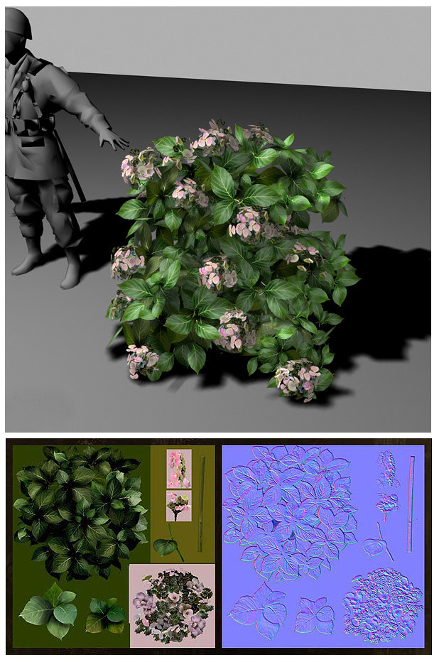 ArtStation - Foliage model/texture