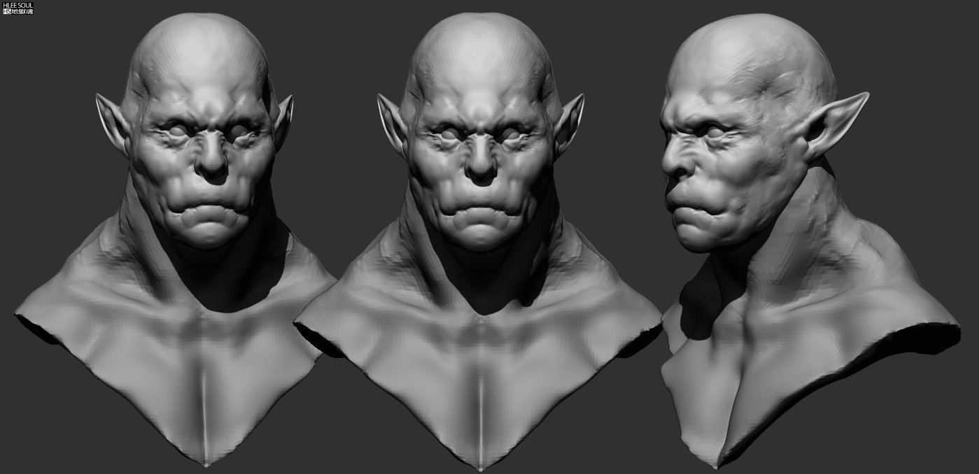 ArtStation - Male face study_006