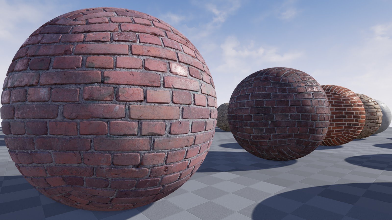 ArtStation - Texture of brick wall in Unreal Engine 4.7, Crazy Textures