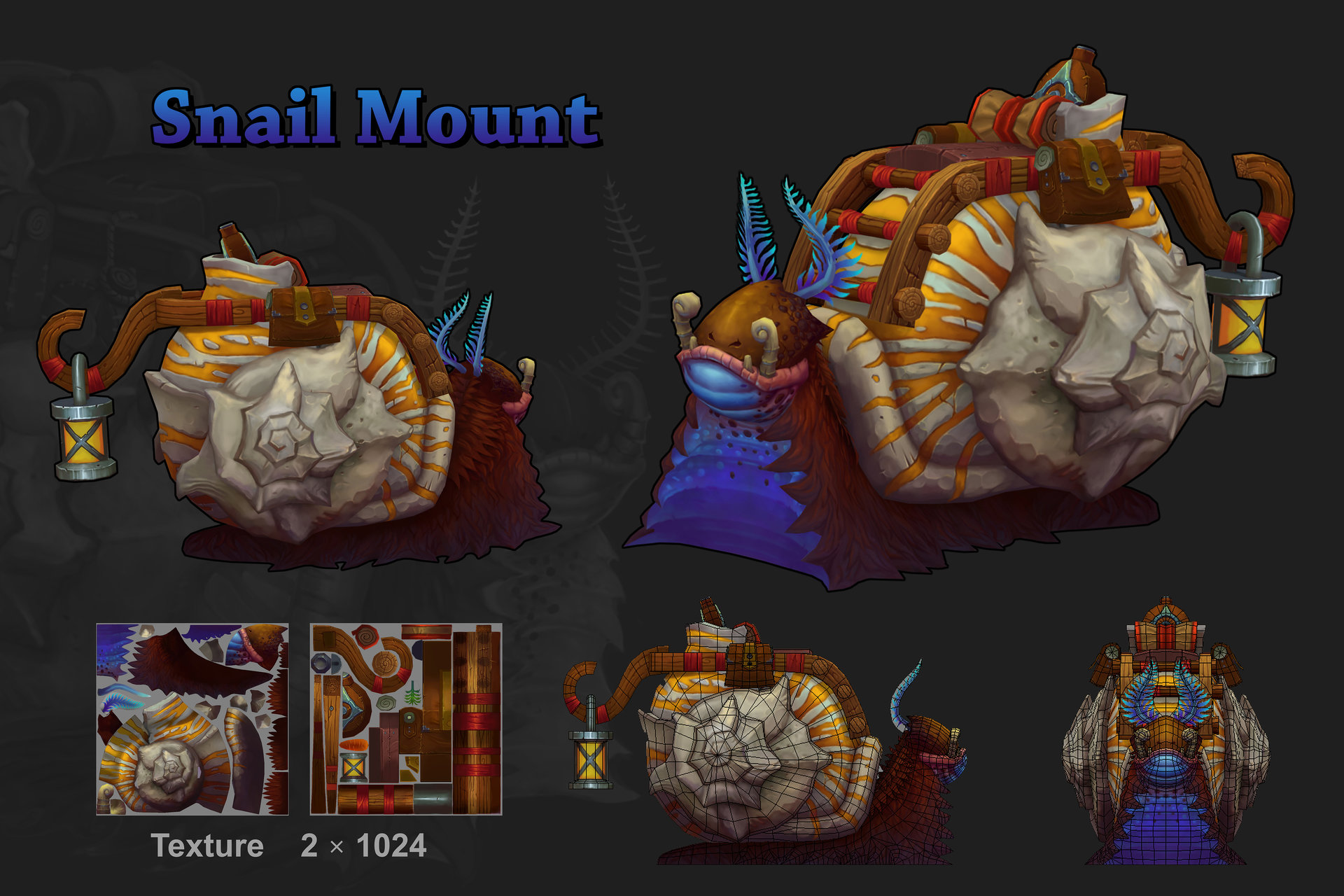 ArtStation - Snail Mount, Hao Silhouette