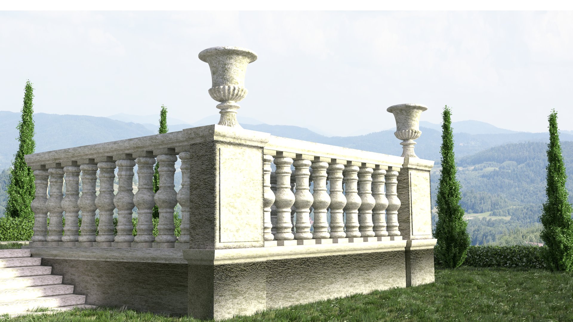 ArtStation - Stone Fence