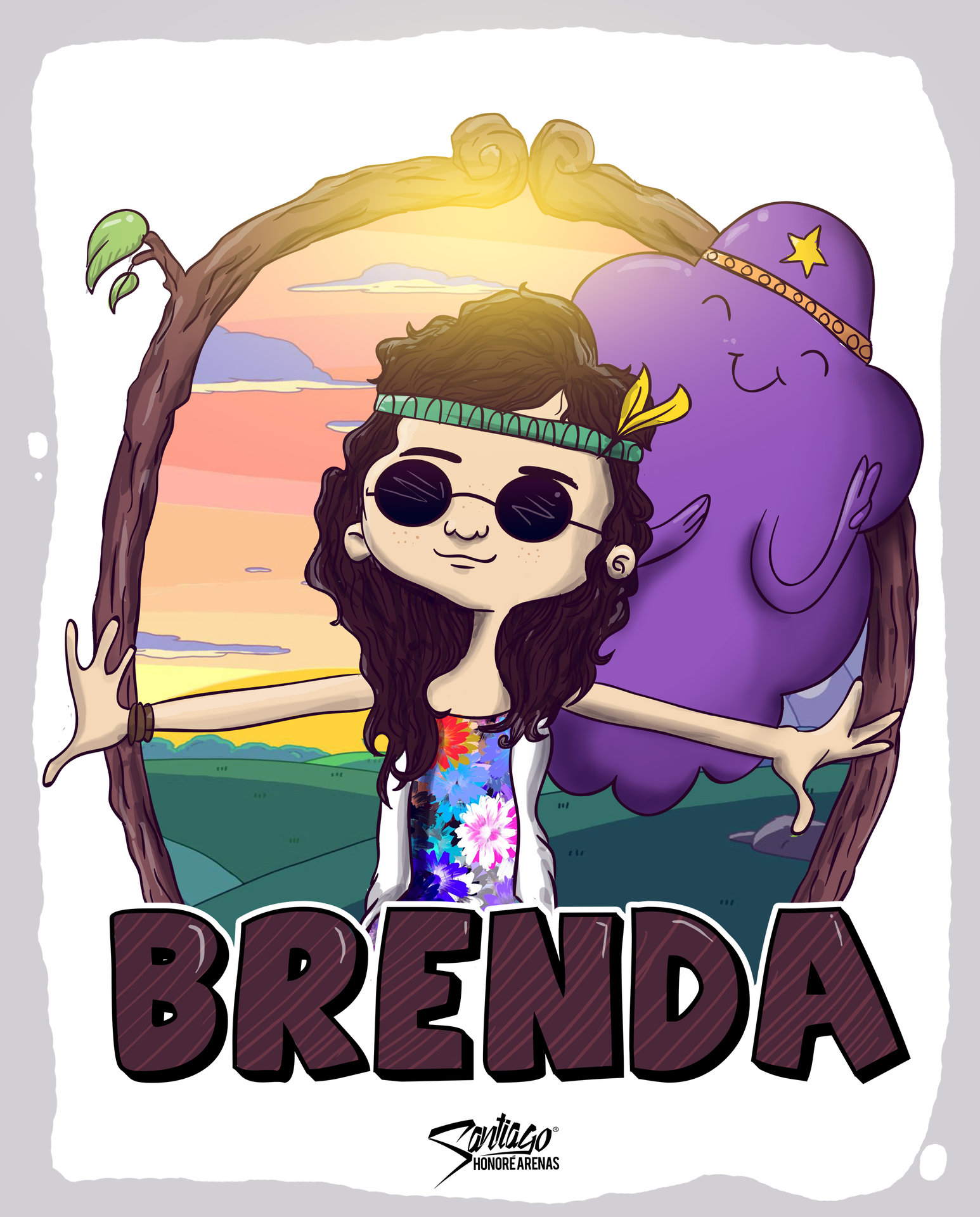 ArtStation - Brenda Aventure time style