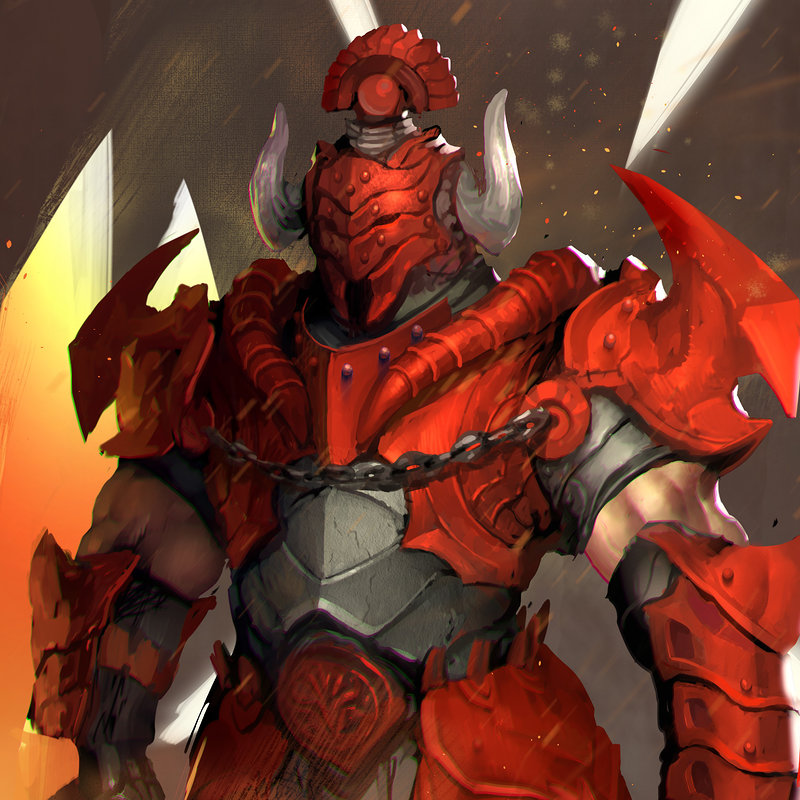 ArtStation - Red Knight "Brute", Julian Futanto
