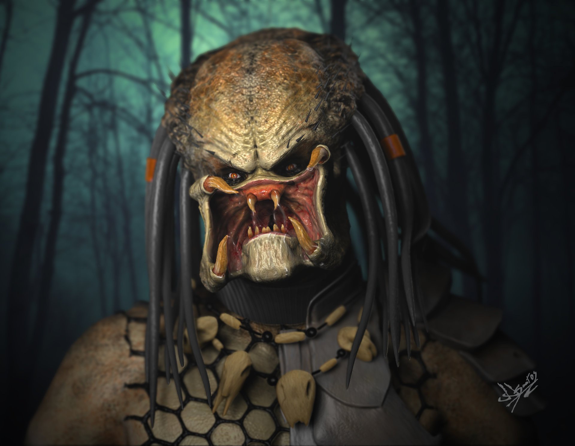 Predator Face Wallpaper