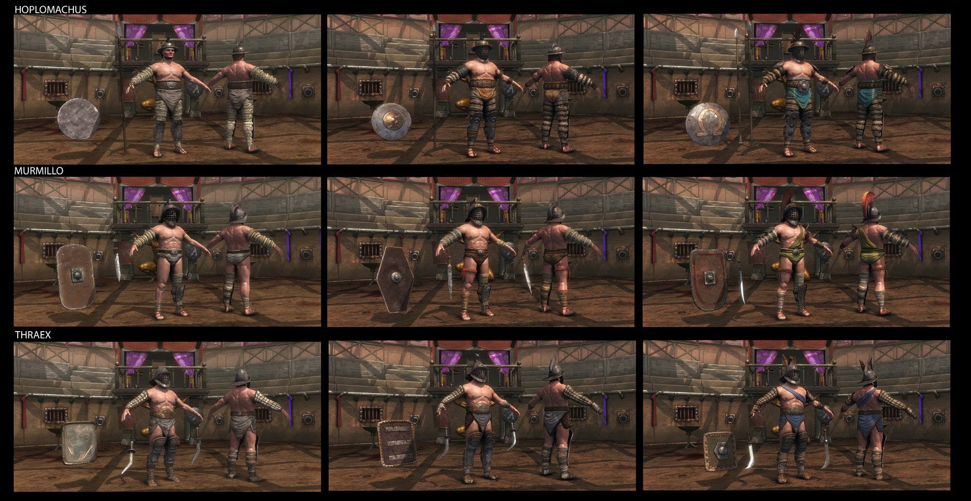 ArtStation - Gladiators textures