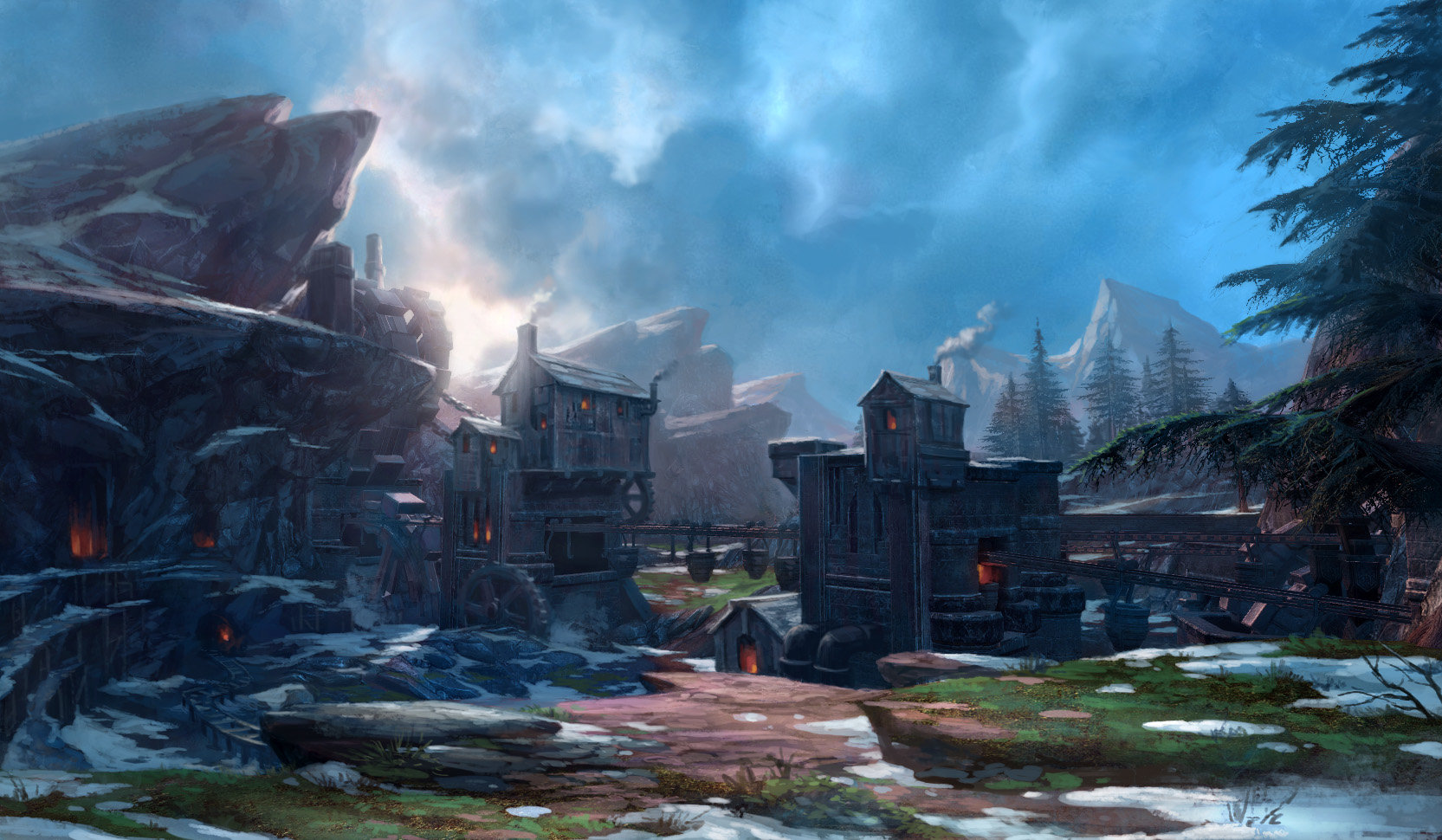 ArtStation - Dwarven Valley