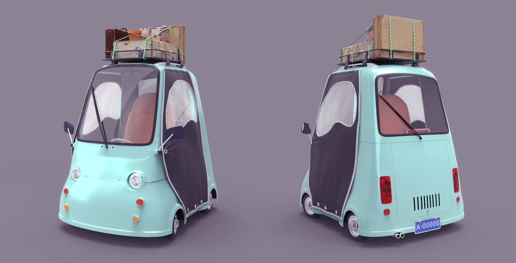 ArtStation - cartoon car