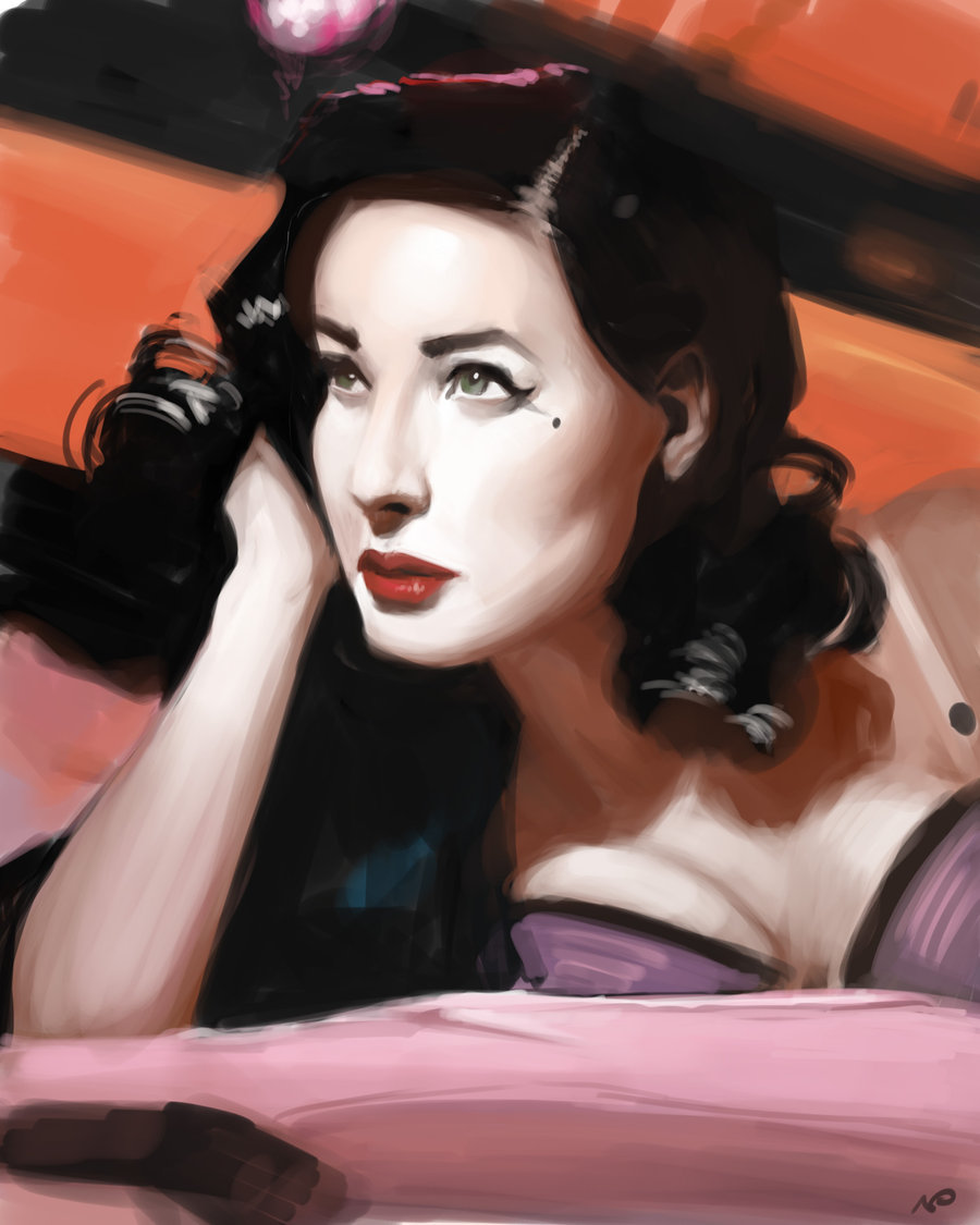 ArtStation - Dita Von Teese
