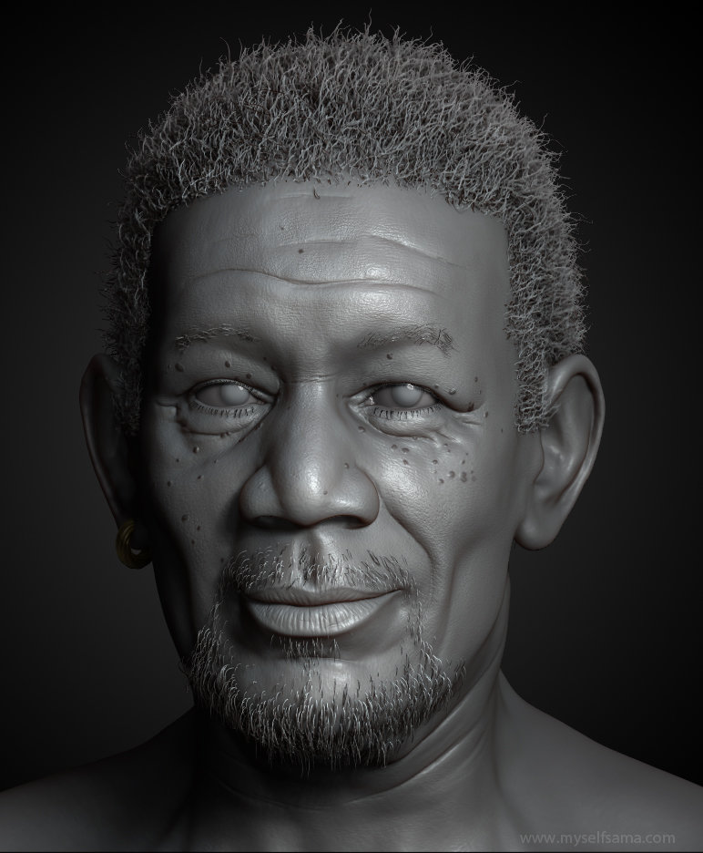 ArtStation - Morgan Freeman