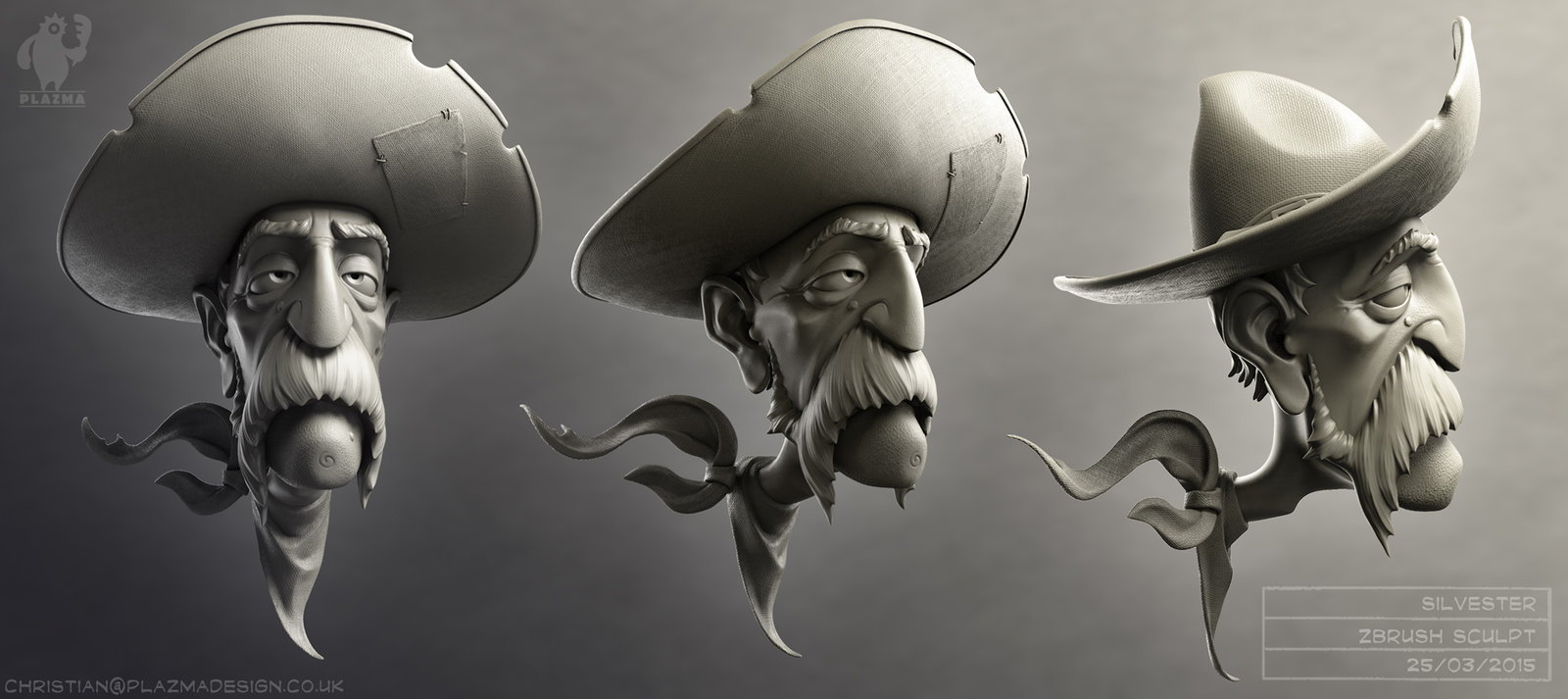 Christian Johnson - Silvester_concept sculpt