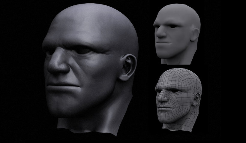 ArtStation - Mudbox test, 2008