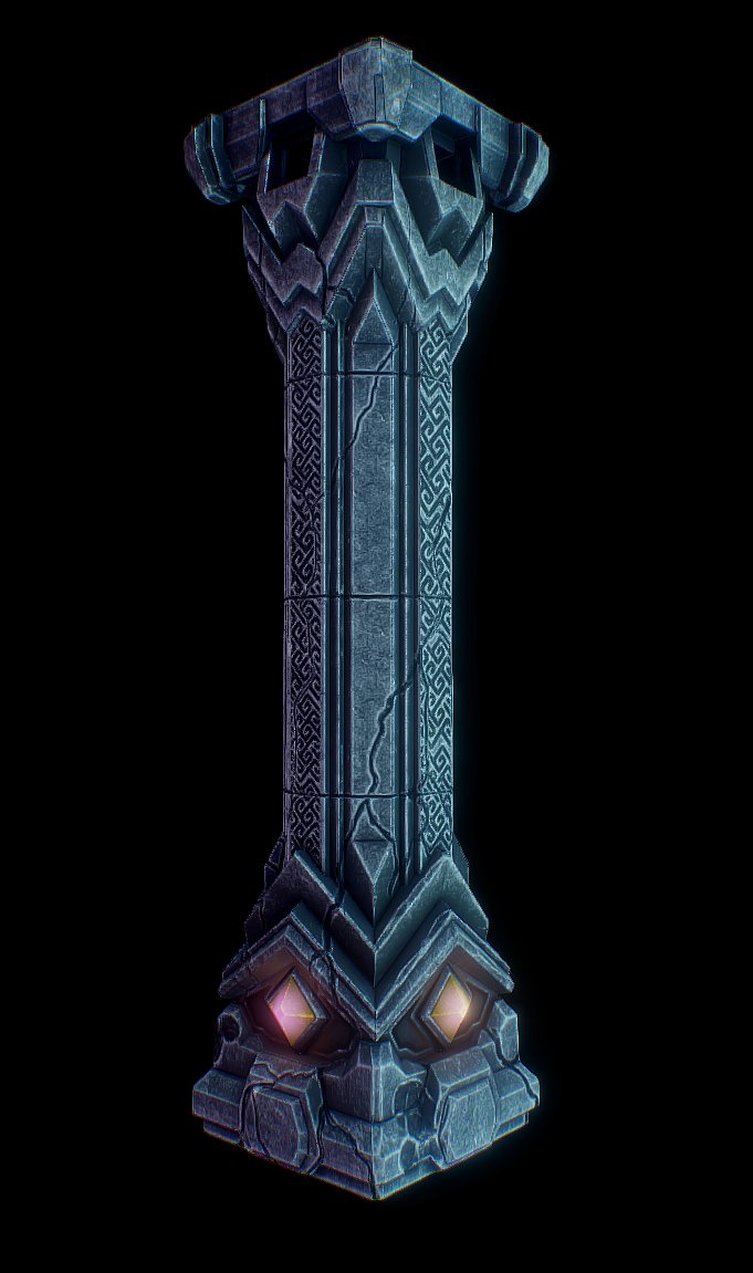 ArtStation - Dwarf Pillar, pointcache