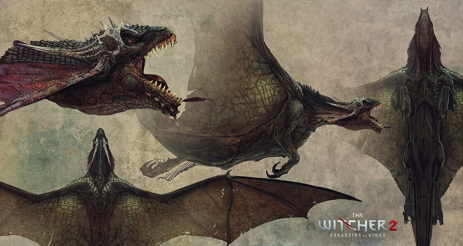 ArtStation - The Witcher 2 dragon concept