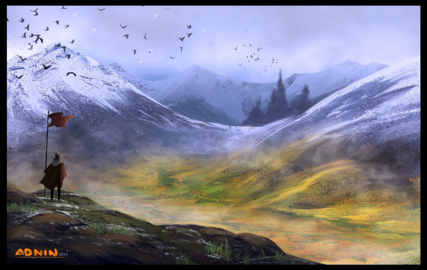 ArtStation - Birds Valley