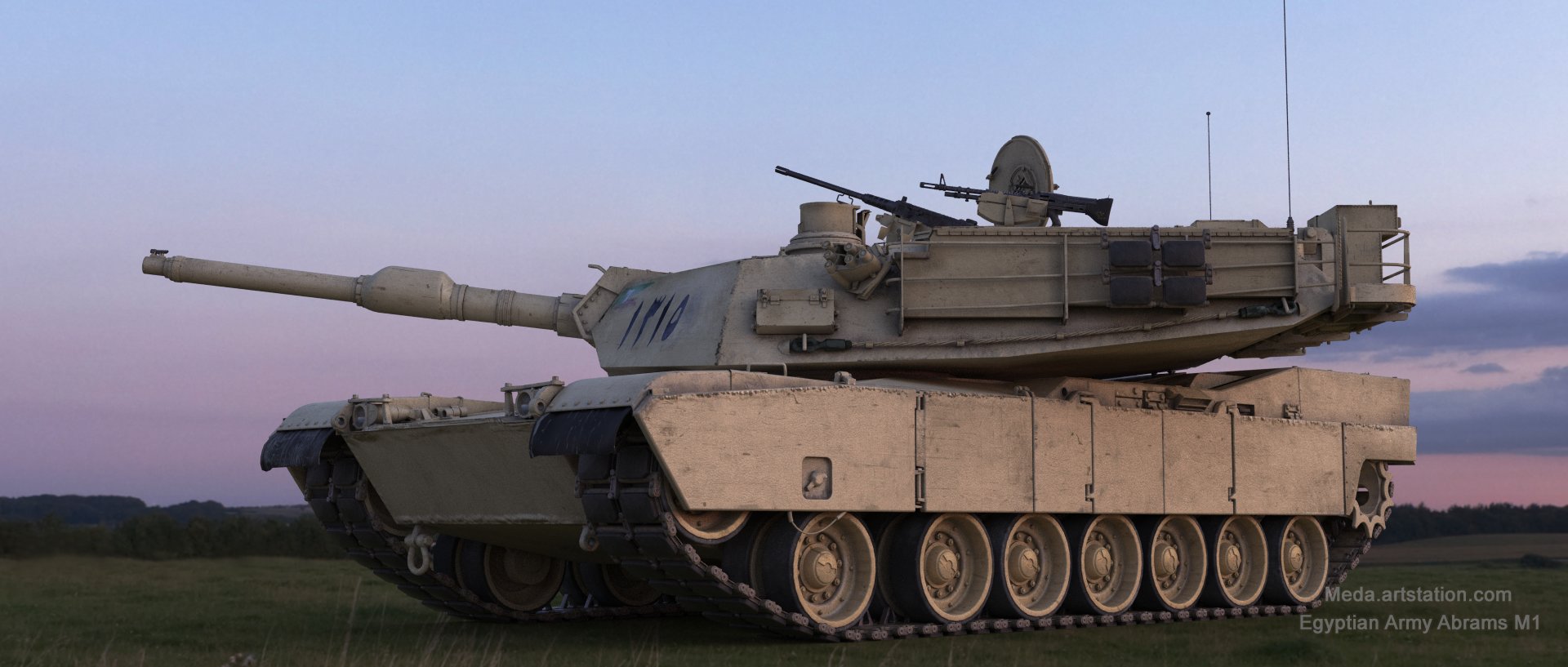 Meda / \ - Abrams M1 Main Battle Tank