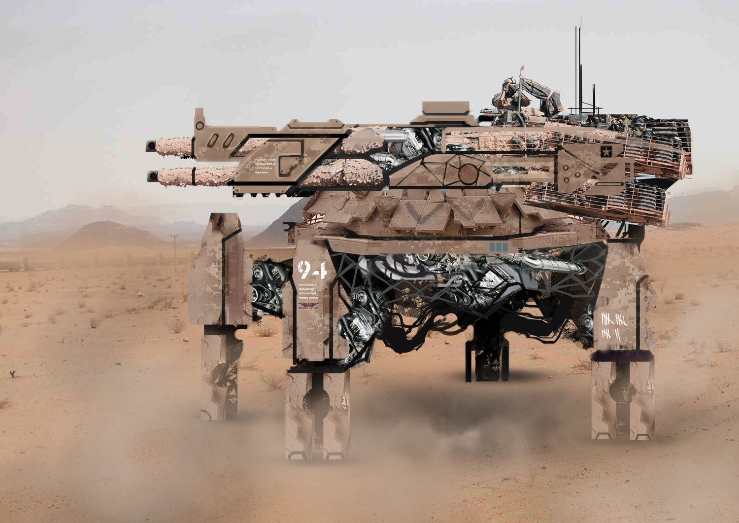 ArtStation - Tank walker