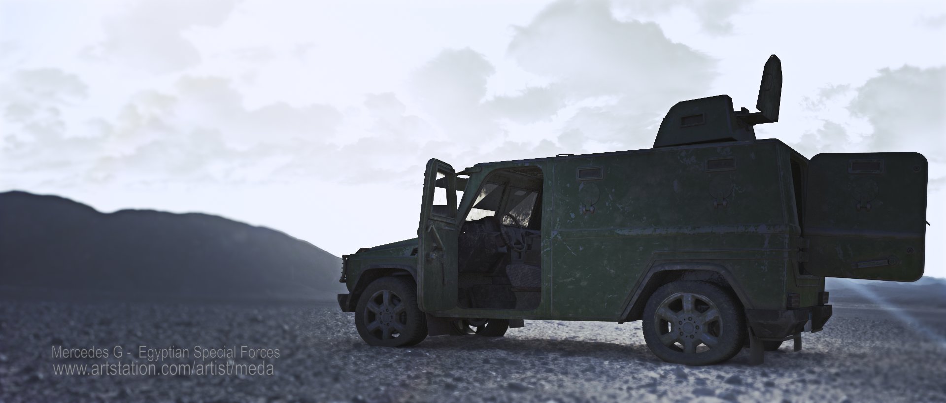 Meda / \ - Mercedes G - Egyptian Special Forces