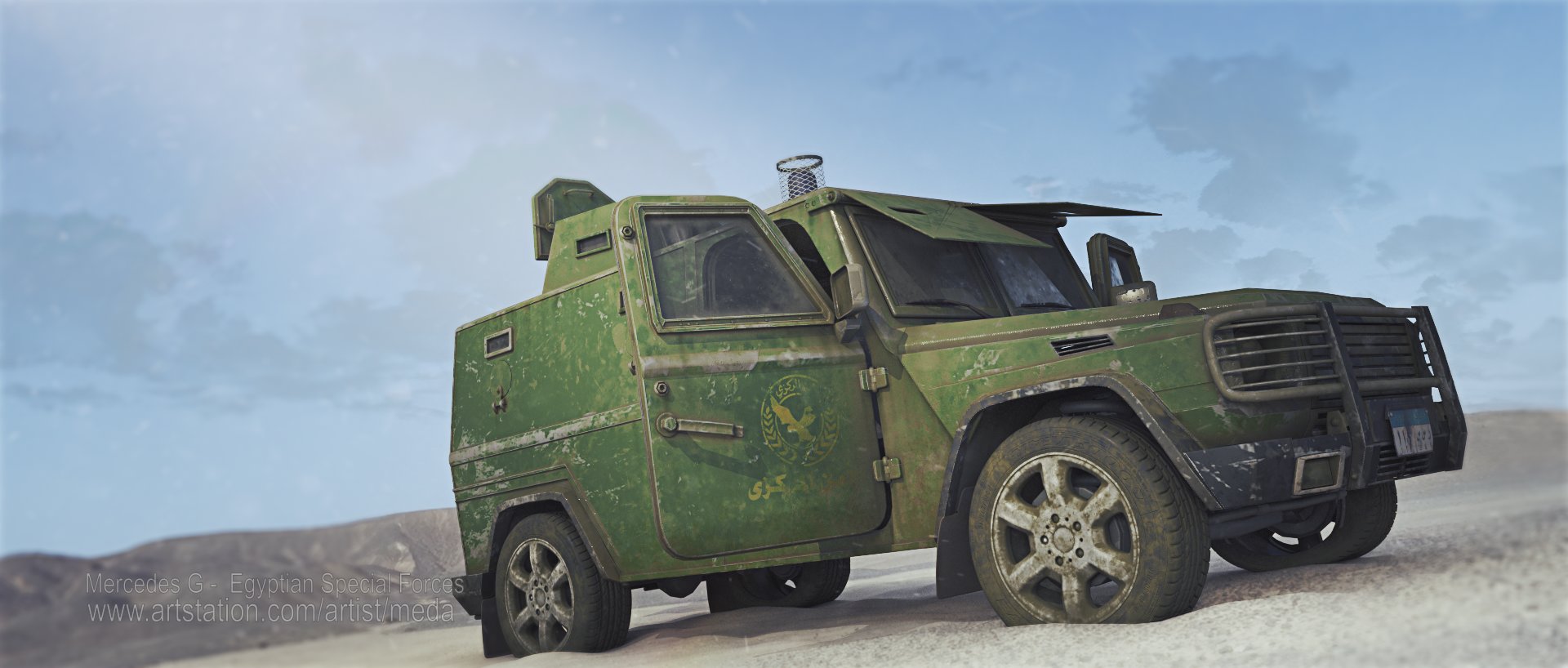 Meda / \ - Mercedes G - Egyptian Special Forces