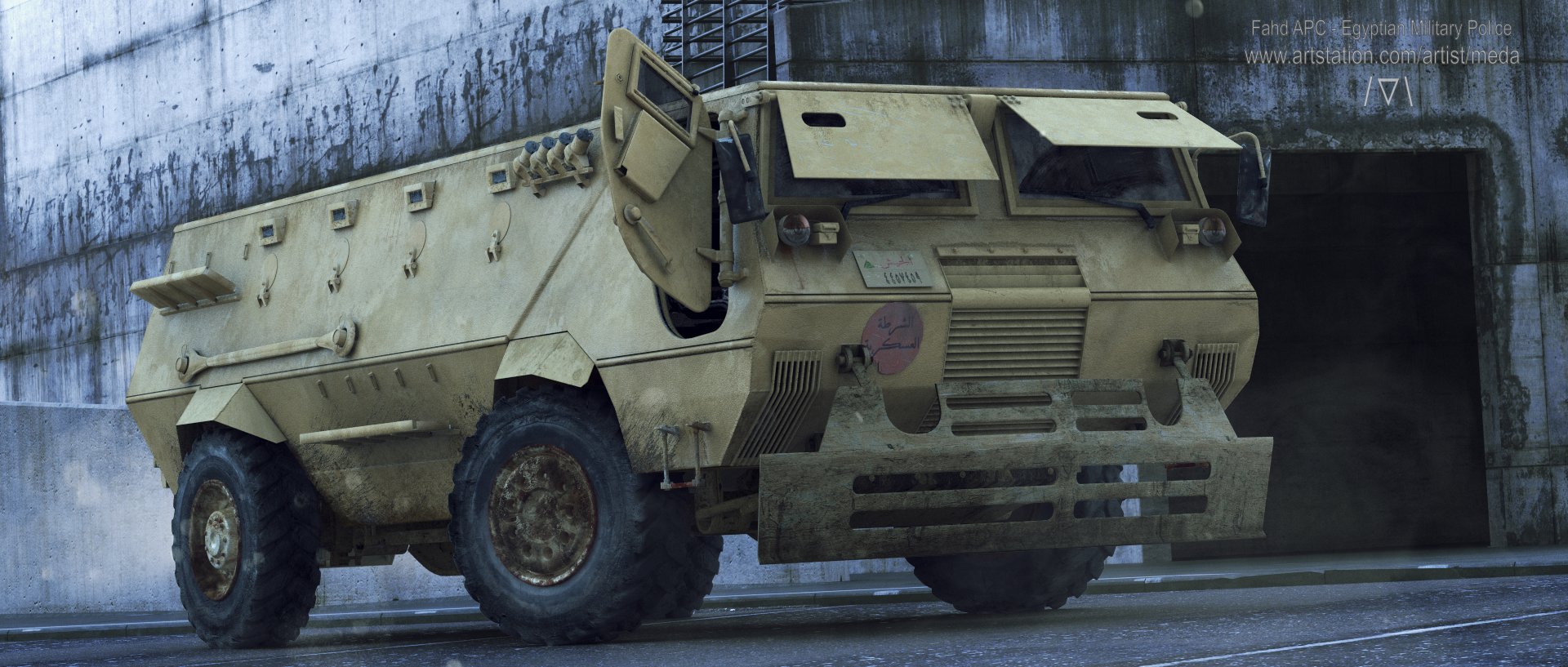Meda / \ - Fahd APC - Egyptian Military Police