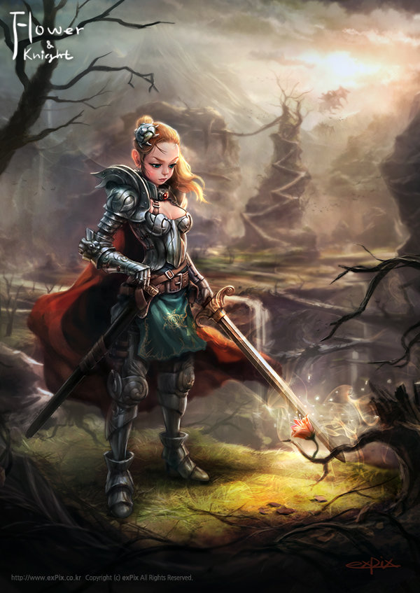 ArtStation - Flower Knight