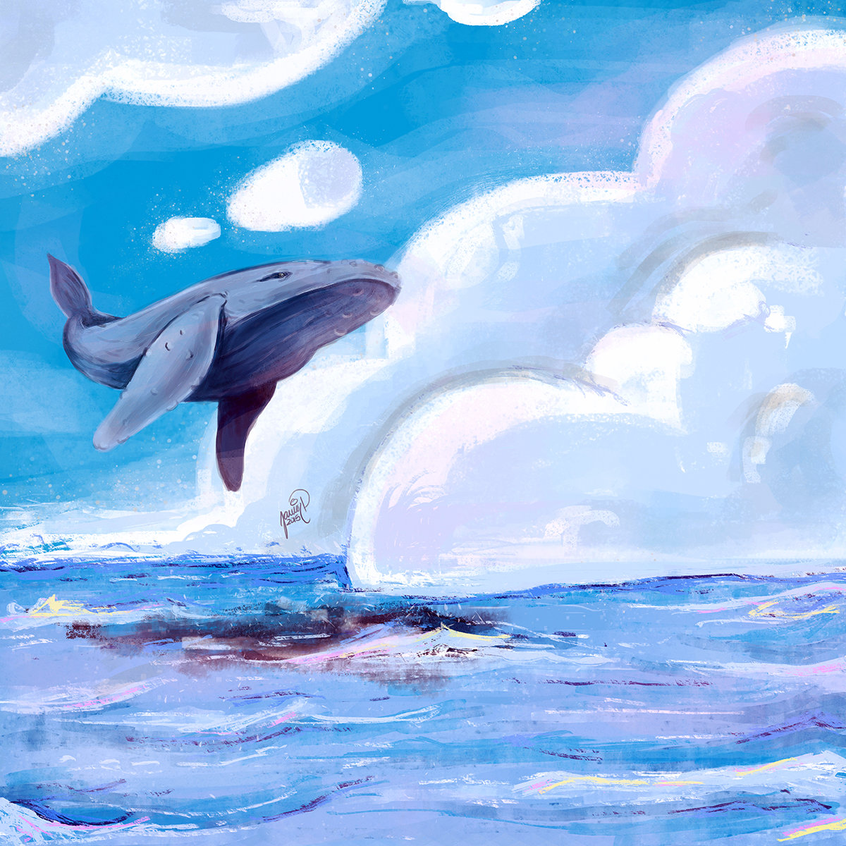 ArtStation - Fly Whale, Fly!