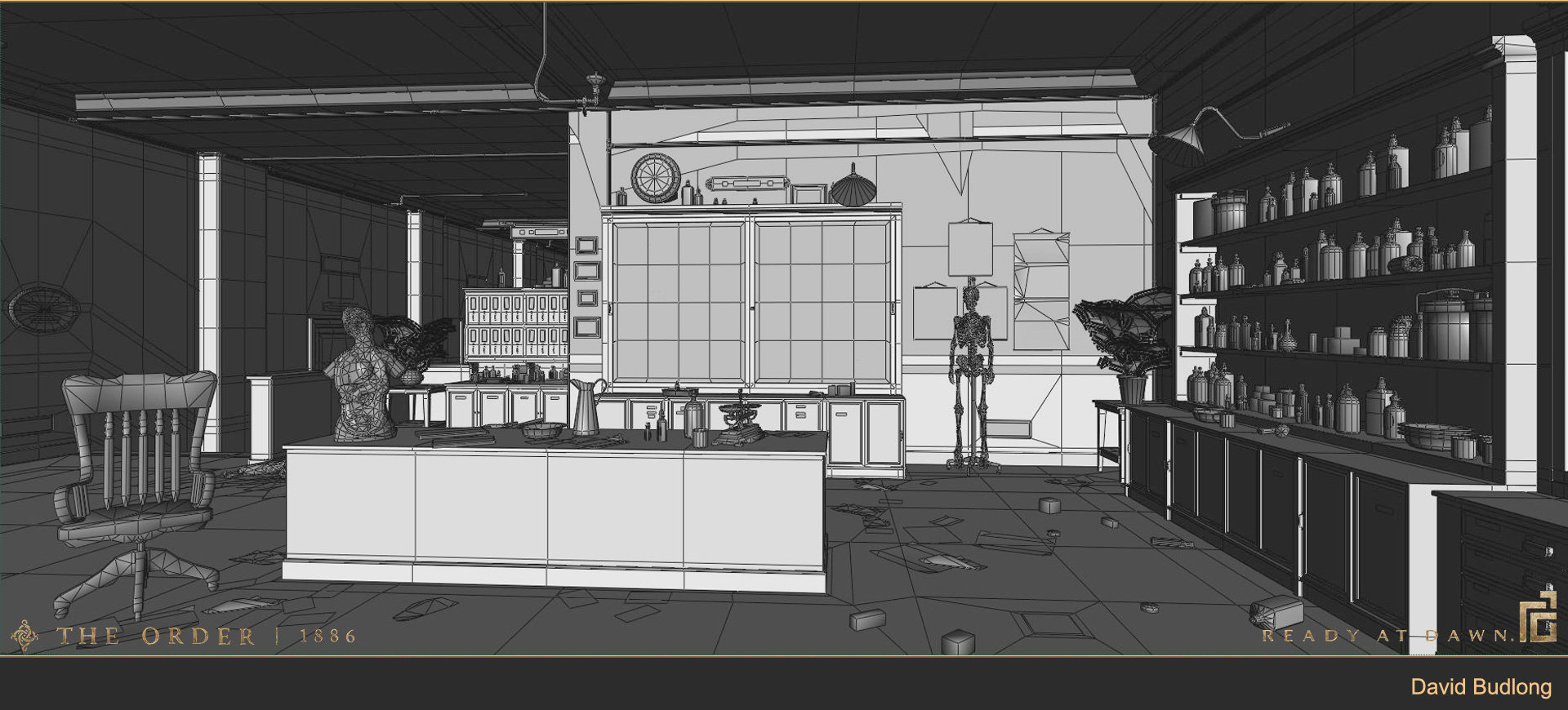 ArtStation - Whitechapel Hospital Pharmacy Wireframe