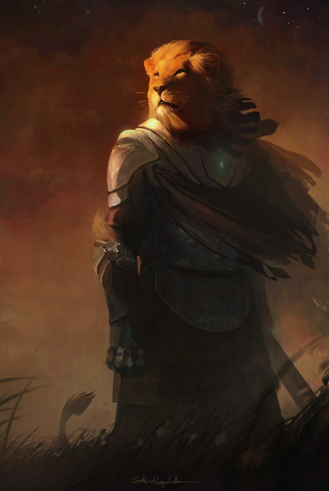 ArtStation - lion warrior