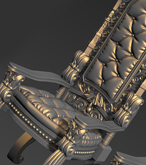 ArtStation - Gothic chair
