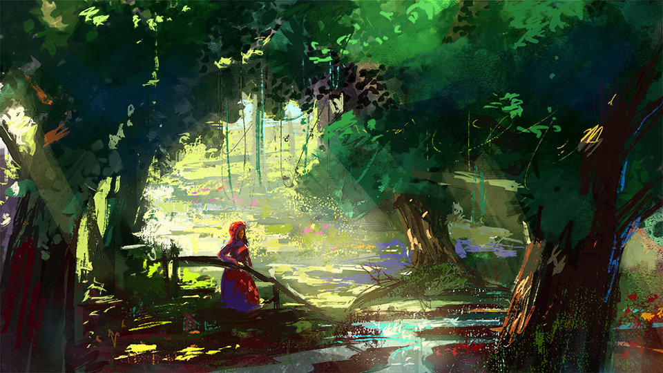 ArtStation - Sunny Forest SpeedPaint