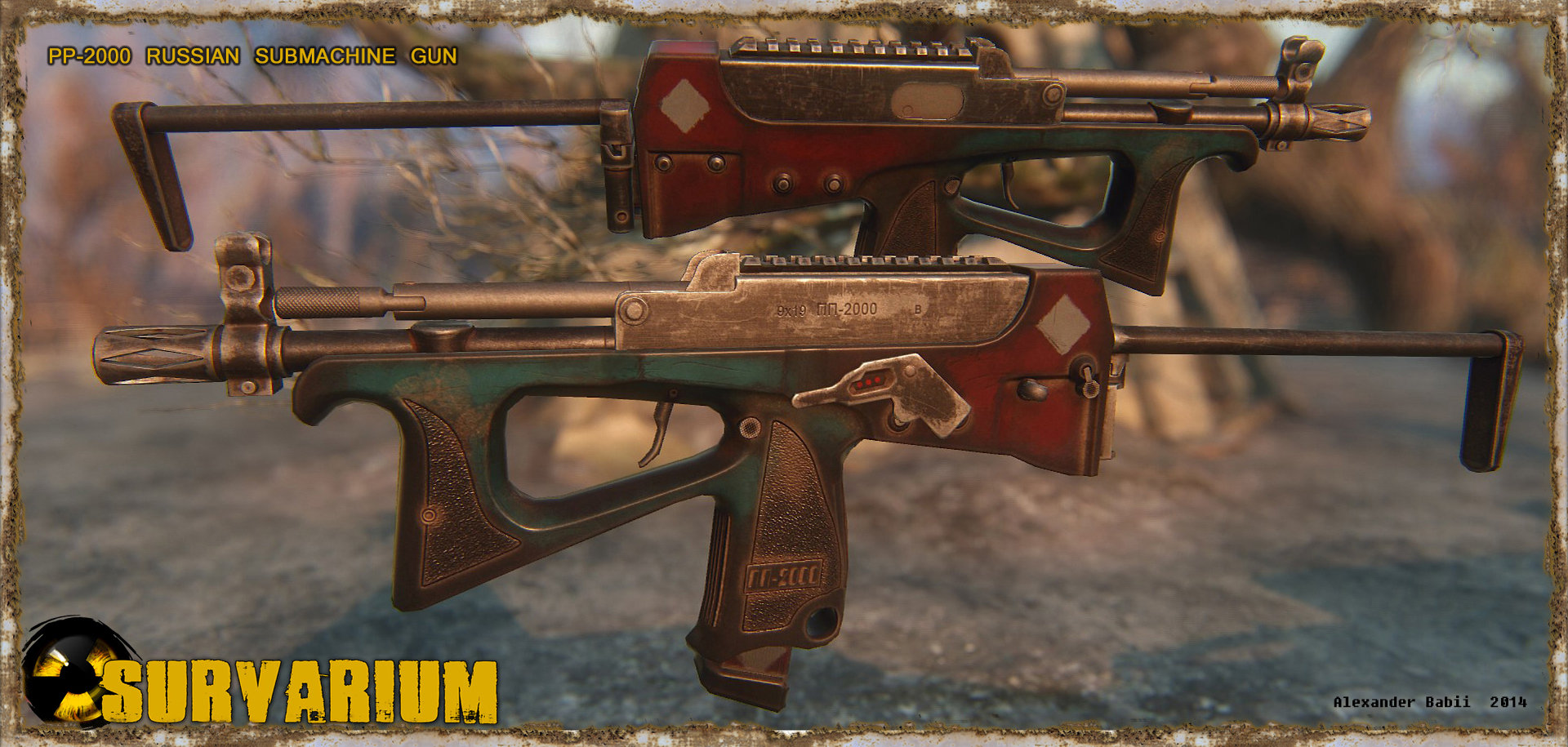 ArtStation - PP-2000 submachine gun