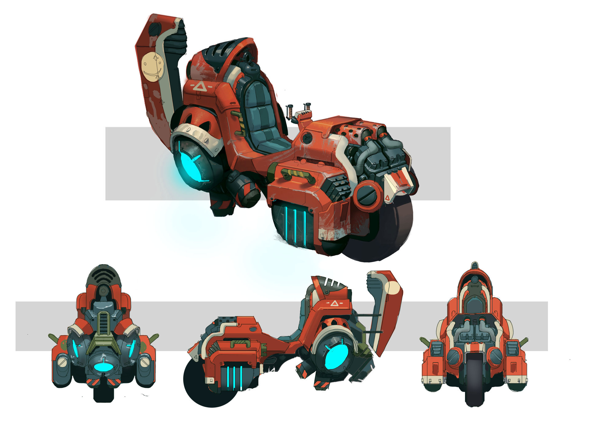 ArtStation - Sci Fi Motorcycle